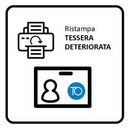 Ristampa tessera deteriorata
